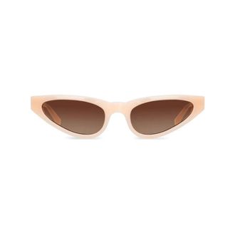 Magda Butrym Pink Silver Mocha Farbverlauf Sonnenbrille - - Accessories - Damen - Rosa - ONE SIZE