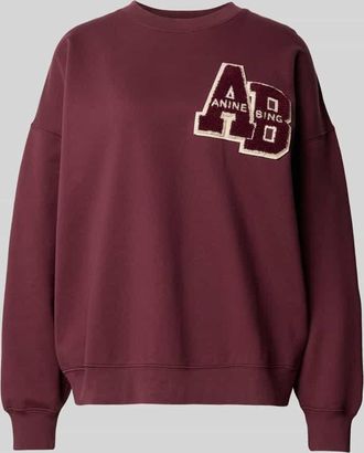 Anine Bing Sweatshirt mit Letterman-Patch