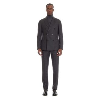 Lardini Zweiteiliger Anzug mit doppelter Knopfleiste - - Suits - Herren - Grau - L