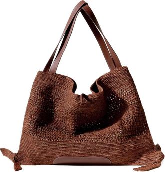 Hereu Femme, Sacs, Brun, Taille: ONE Size Cador Tote