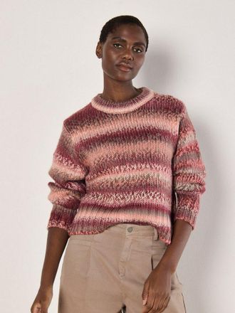 Apricot Strickpullover Multicolor Pullover aus Grobstrick