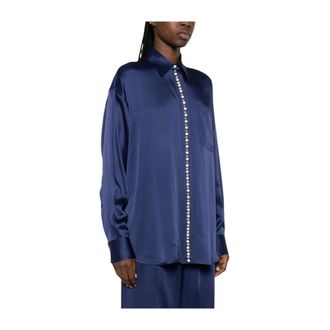 Stella McCartney Damen, Blusen & Hemden, Blau, XSGr&ouml;&szlig;e