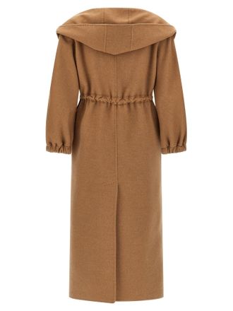 Max Mara Womens Brown Wool Coat Clothing