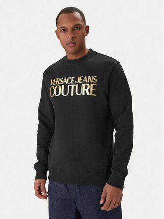 Versace Jeans Couture Sweatshirt 80GAIT00 CF01T Schwarz Regular Fit