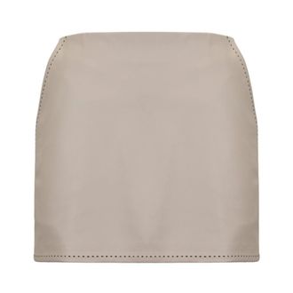 Elisabetta Franchi Kurzer Lammfellrock - - Skirts - Damen - Beige - S