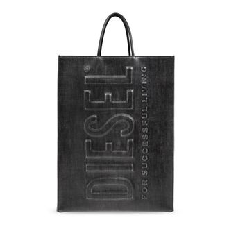 Diesel unisex, Sacs, Noir, Taille: ONE Size 3D Shopper L X