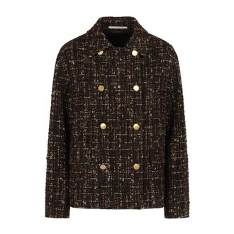 Tagliatore Altea Tweed Jacke - - Jackets - Damen - Schwarzk - L