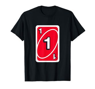 Uno Halloween Red 1 Karte T-Shirt