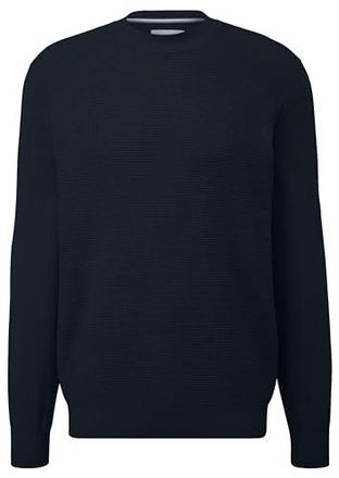 s.Oliver 2137426 Pull avec Motif gaufr&eacute; piqu&eacute;, 5978, S Homme