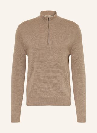 Fioroni Cashmere Fioroni Piqu&eacute;-Troyer beige
