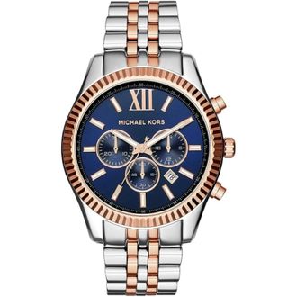 Michael Kors Edelstahl Silber Herrenuhr - - Accessories - Herren - Grau - ONE SIZE