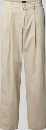 Boss Orange by Hugo Boss Straight Fit Chino aus Baumwoll-Mix Modell CHINO_ST_PLEATED_1
