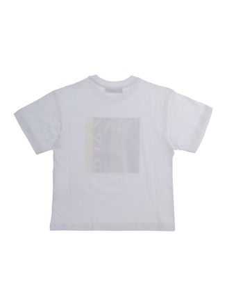 Max & Co. Girls Cotton T-Shirt White T-Shirts And Polos