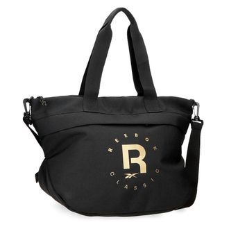 Reebok Gold Einkaufstasche, Schwarz, 46 x 30 x 24 cm, Polyester, von Joumma Bags