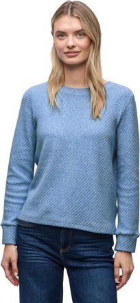 Street One Damen 3228668 Sztrukturshirt, Frosted Blue Mel, 36