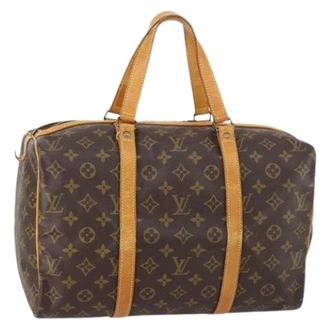 Louis Vuitton Sac de voyage en toile Pre-owned - Femme - Pre-owned - Brun - Taille: ONE Size