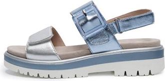 Ara Sandales Malaga pour femme, Silver Sky, 39 EU