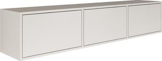 Selsey TV Lowboard - Wei&szlig; Farbe Moderne Fernseher Kommode 150 x 30 x 30 cm (BxTxH) TV Unterschrank f&uuml;r Wohnzimmer Schrank mit Klappen Push to Open Lowboard H