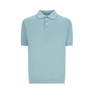 Lardini Kurzarm-Poloshirt - - Tops - Herren - Blau - M