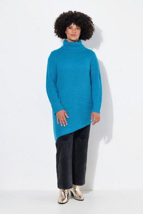 Angel Of Style Strickpullover Pullover Straight Fit Strukturstrick Zipfelsaum