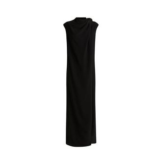 Kiton Seidenkleid mit Drapierung - - Dresses - Damen - Schwarzk - L