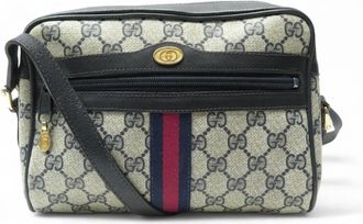 Gucci Crossbody Bags - VINTAGE GUCCI OPHIDIA MONOGRAMM GG CANVAS SCHULTER - Gr. unisize - in Blau - f&uuml;r Damen