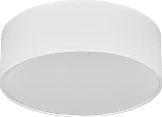 Osram ORBIS PARIS Deckenleuchte 300mm, wei&szlig;, E27-Sockel, kann mit smarter Lampe best&uuml;ckt werden, hochwertiges, modernes Design, mit Stoffschirm, geeignet f&uuml;