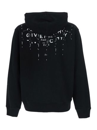 Givenchy Mens Hooded Sweatshirt Black Cotton Sweatshirts Sweater