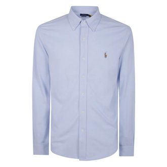 Polo Ralph Lauren Langarm Sportshirt - - Shirts - Herren - Blau - XL