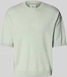 Jack & Jones T-Shirt in Strick-Optik mit gerippten Abschl&uuml;ssen