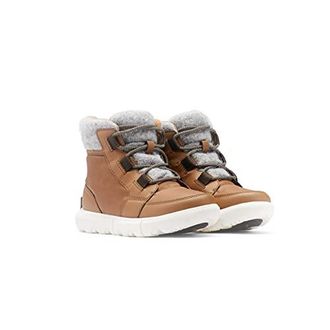 Sorel Bottes dhiver pour Femmes, EXPLORER II CARNIVAL FELT WP, Marron (Velvet Tan, Blackened Brown), Taille : 36.5