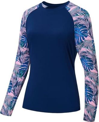 Bassdash T-Shirt de Protection Solaire UV UPF 50+ pour Femme à Manches Longues pour la pêche, la randonnée, la Performance