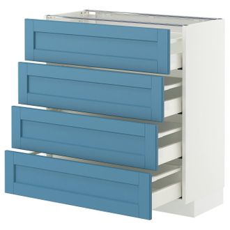 IKEA METOD / MAXIMERA Unterschr., 4 Fronten/4 Schubladen