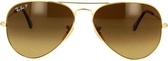 Ray-Ban unisex, Accessoires, Jaune, Taille: 58 MM Aviator Rb3025