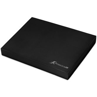ProSourceFit Exercise Balance Pad - Large Cushioned Non-Slip Foam Mat & Knee Pad for Fitness, Stability Training, Physical Therapy, Yoga 15x19, Black