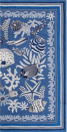 Inou&iuml; Editions Inoui Editions Tuch Neptune Mit Seide blau