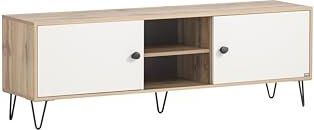 Looks by Wolfgang Joop LOOKS by Wolfgang Joop Lowboard Organic, Eiche Landhaus Dekor/Cremebeige, 160 x 39 x 53,2 cm