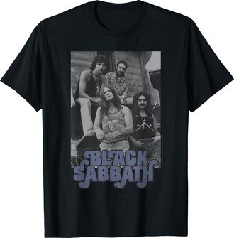 Black Sabbath Retro Foto T-Shirt T-Shirt