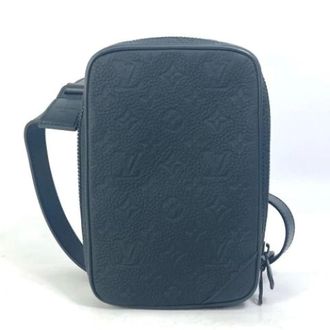 Louis Vuitton Pre-owned Cuir sacs-louis-vuitton - Homme - Pre-owned - Bleu - Taille: ONE Size