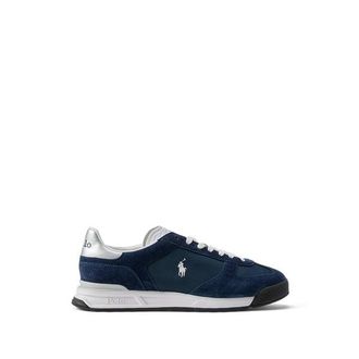 Polo Ralph Lauren Baskets bi-mati&egrave;re en cuir m&eacute;lang&eacute;