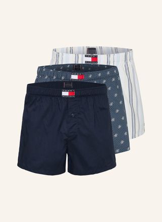 Tommy Hilfiger 3er-Pack Web-Boxershorts blau