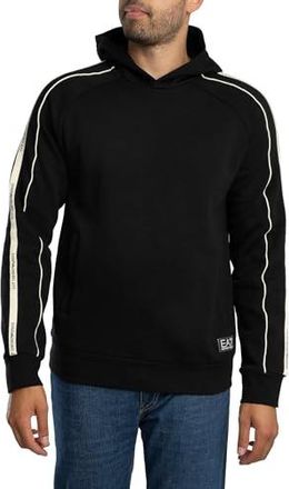 Emporio Armani Homme Sweat &Agrave; Capuche avec Logo De Train, Black, L