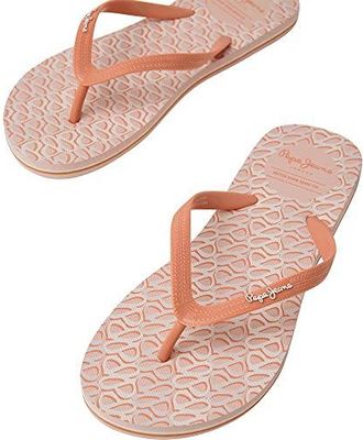 Pepe Jeans London Femme RAKE Plus Tongs Sandales, Sherbert, 39 EU