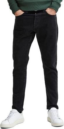 Selected Herren SLHSLIMTAPE-Toby 3072 U NOOS Jeans, Black Denim, 38/32