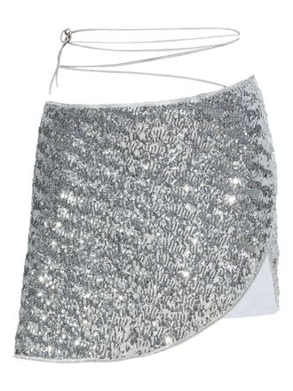 Os&eacute;ree robe de plage &agrave; sequins - Gris