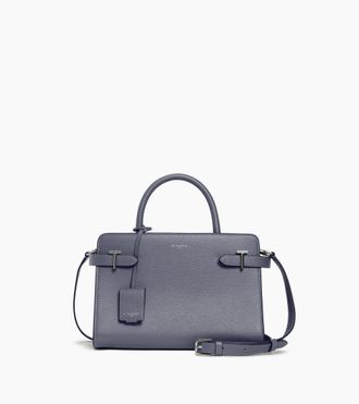 Le Tanneur Sac &agrave; main moyen mod&egrave;le Emilie en cuir grain&eacute;