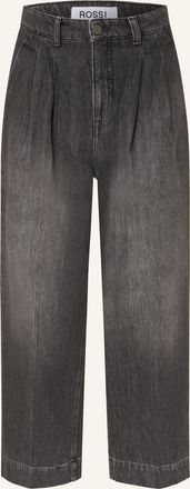 Rossi Rossi Jeans Noa Crop Wide Fit grau
