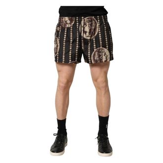 Dolce & Gabbana Homme, Maillots de bain, Multicolore, Taille: M Short de bain &agrave; imprim&eacute; pi&egrave;ces romaines