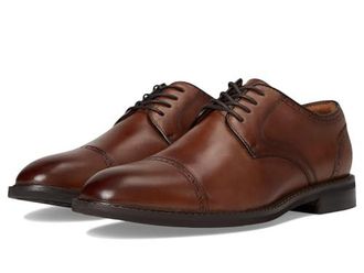 Stacy Adams Homme Bailey Cap Toe Lace Up Tissu Oxford, Brandy, 46 EU