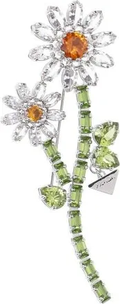Prada Crystal Brooch